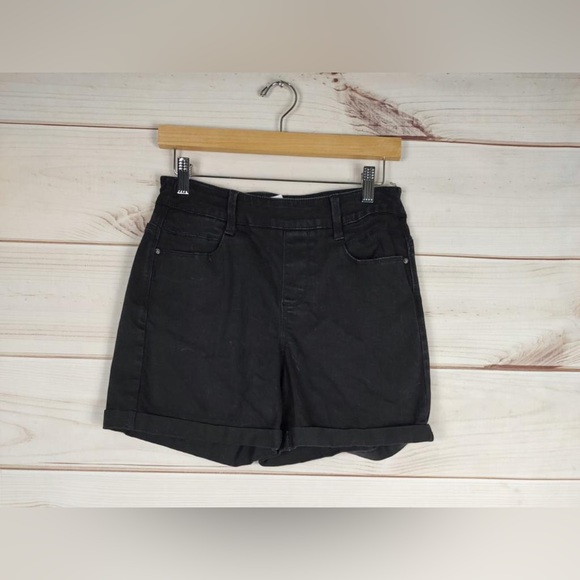 Time and Tru | Shorts | Time Tru S Shorts Womans Black Denim Pull On ...